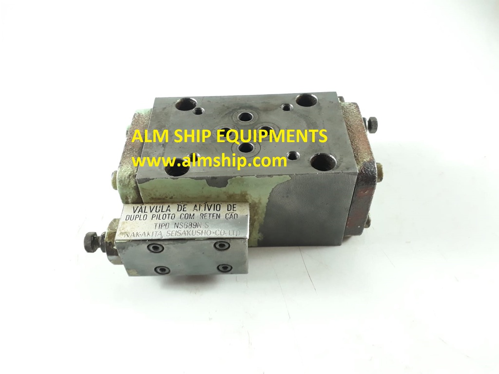 Nakakita Seisakusho NS689N-S Double Pilot Relief Valve | ALM SHIP